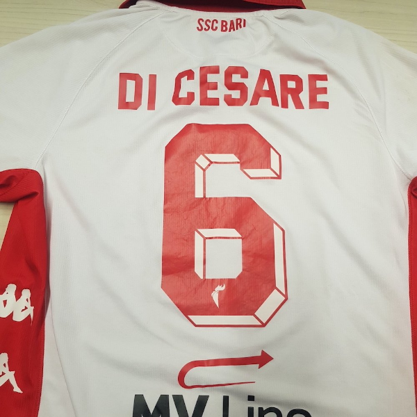 Memorabid - Maglia indossata Di Cesare Bari vs Ternana - Unwashed Memorabid - Maglia indossata Di Cesare Bari vs Ternana - Unwashed